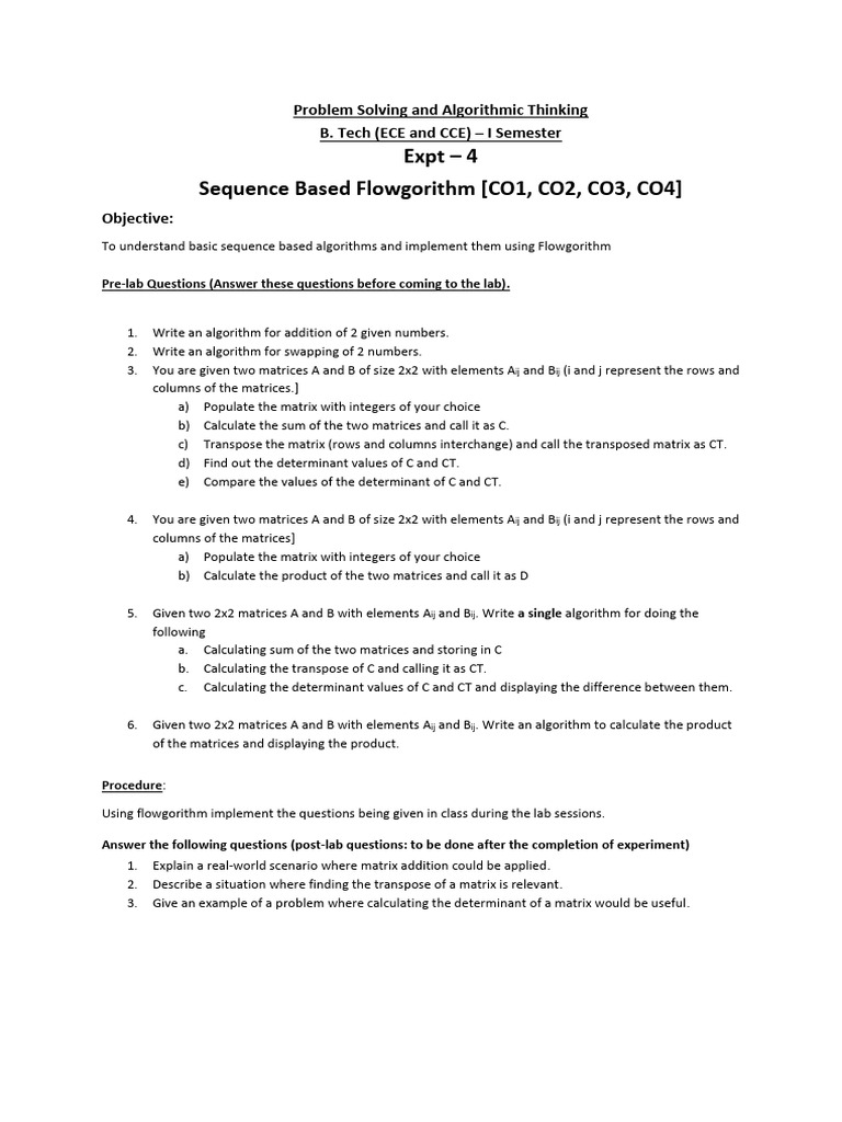 Labsheet4 Sequence | PDF