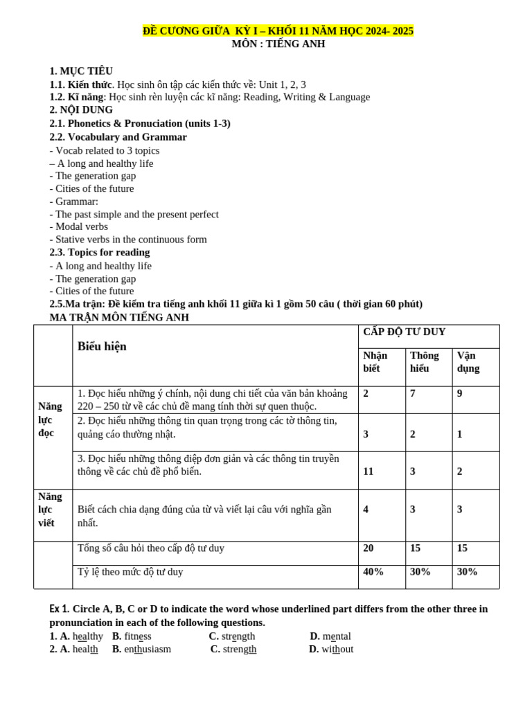 De Cuong Anh 11 Global Nam Hoc 24 25 | PDF | Coca Cola