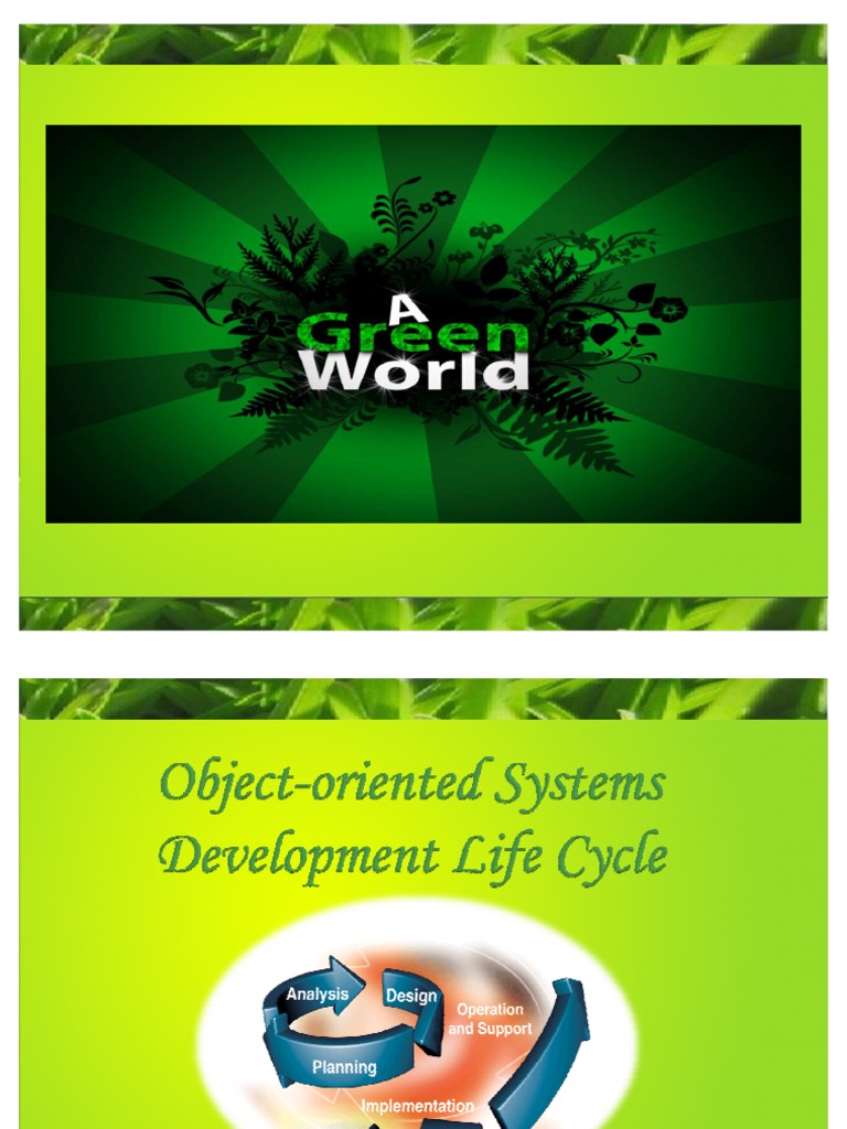 Object-Oriented Systems Development Life Cycle | PDF | Component Based ...