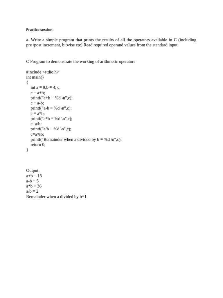 r22 Pps Lab Manual | PDF | Integer (Computer Science) | Computer ... r22 Pps Lab Manual | PDF | Integer (Computer Science) | Computer ...