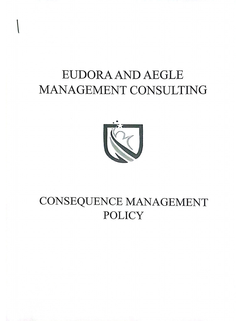 Consequence Management Policy | PDF