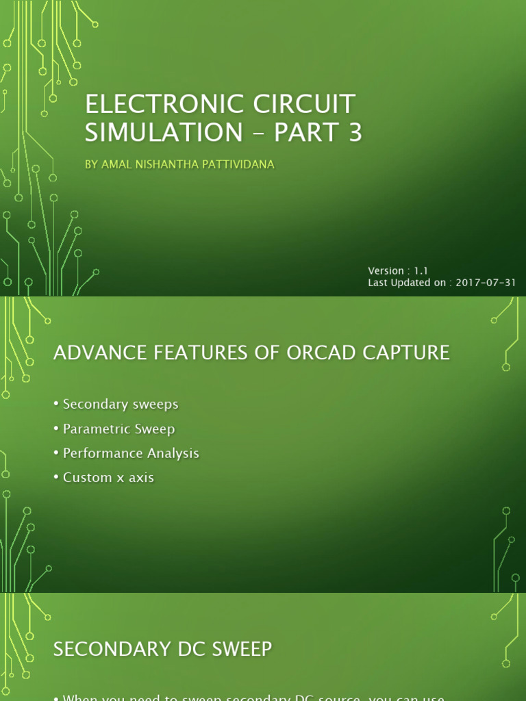 04 - Electronic Circuit Simulation - Part 3 | PDF | Low Pass Filter ...
