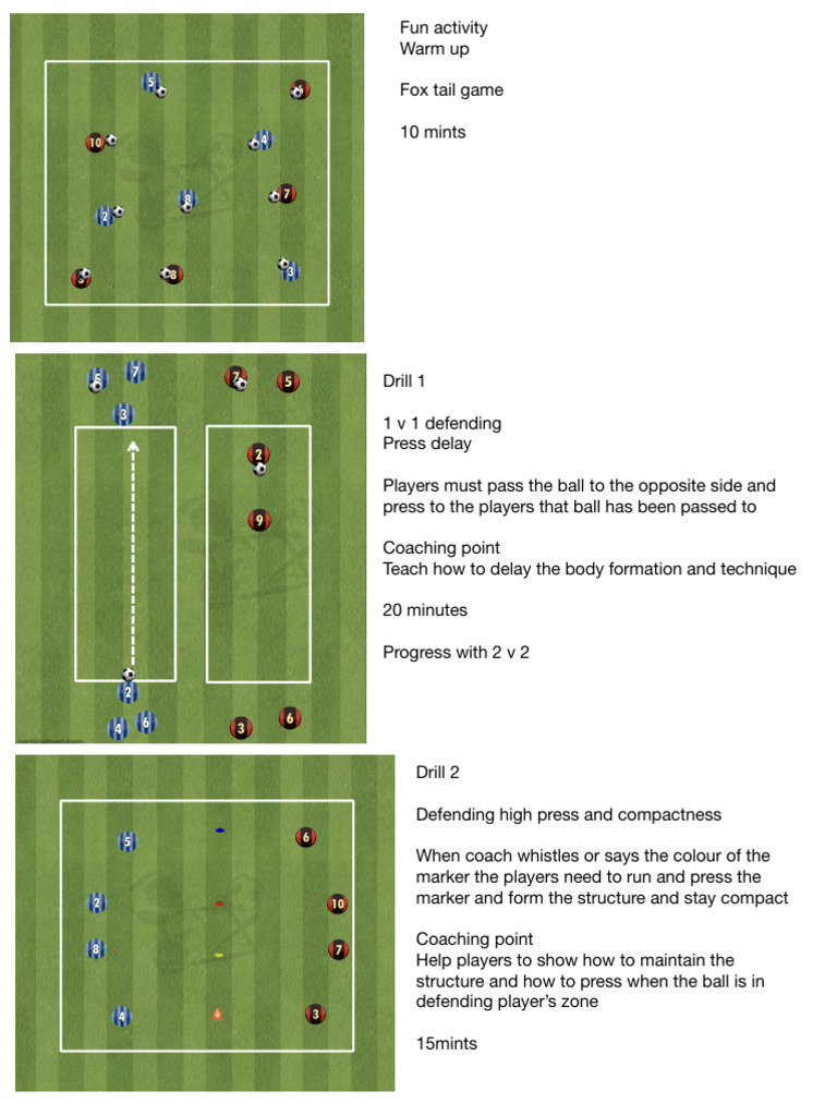Defending Drills | PDF