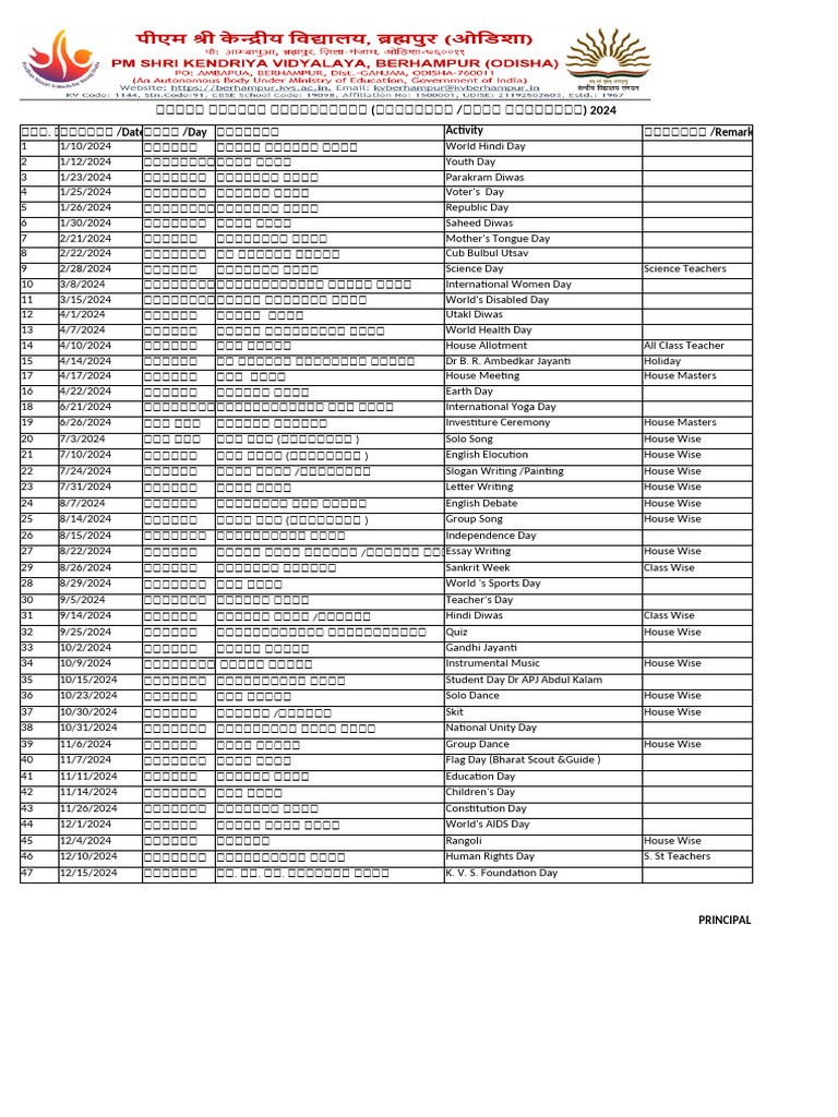 Share CCA Celender 2024 02012024 | PDF