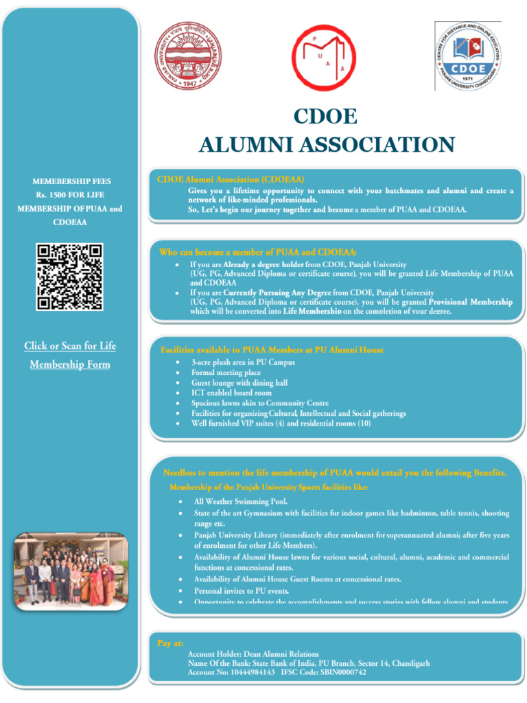 CDOE Alumni Association Membership Guide | PDF