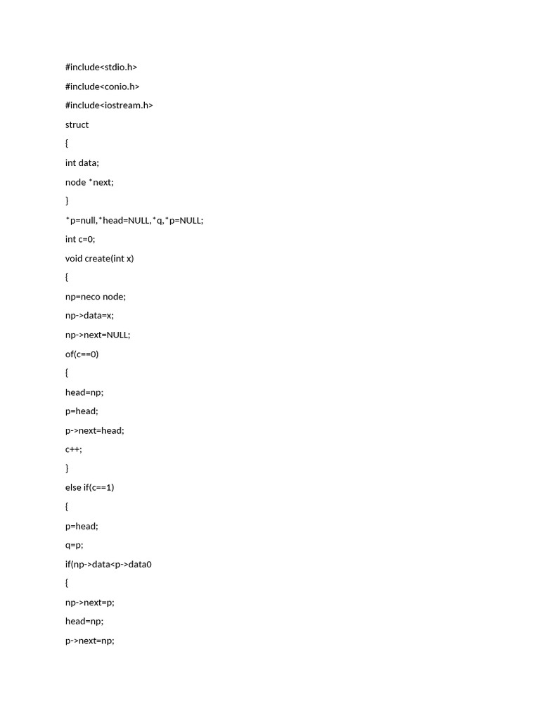 Sorted Singly Linked List | PDF Sorted Singly Linked List | PDF