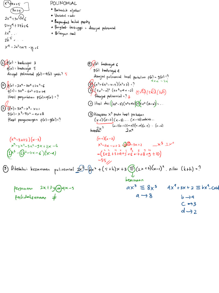 Polinomial 1 | PDF