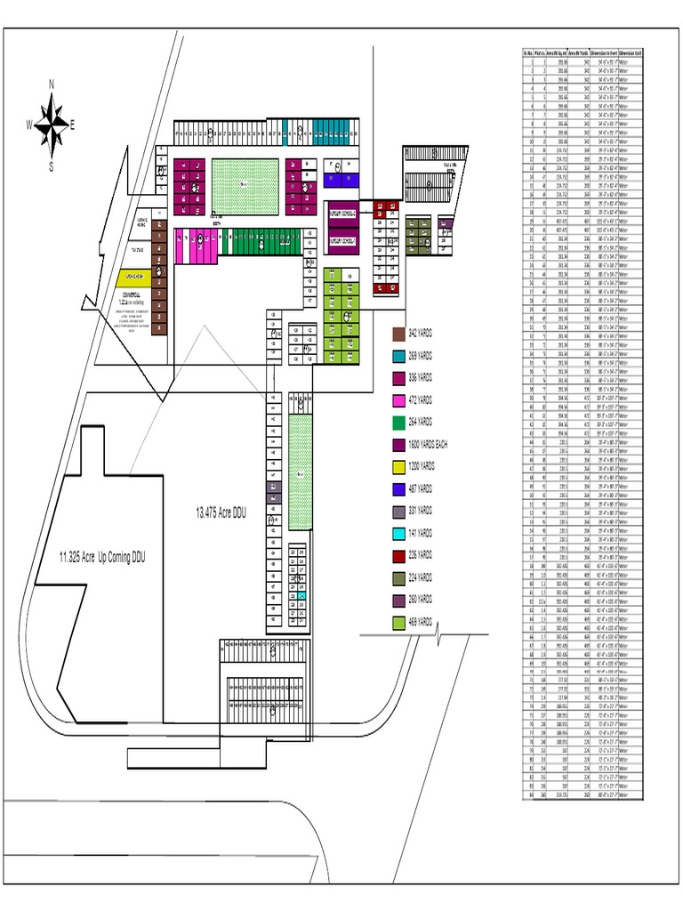 Real Estate Plot Layout | PDF