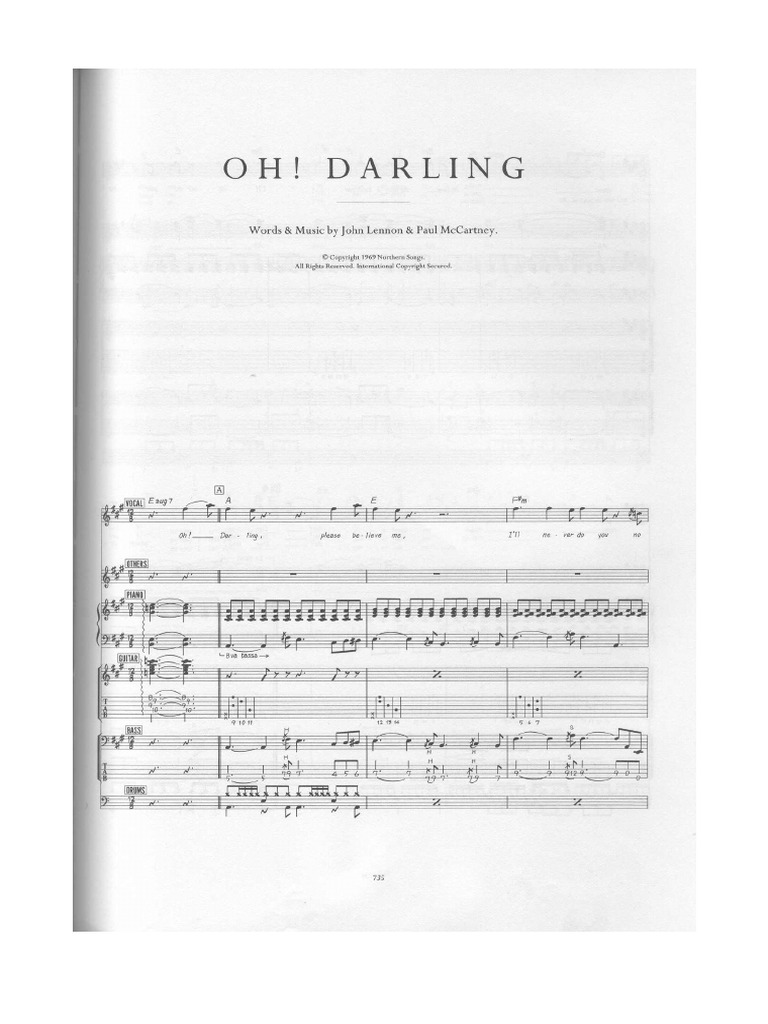 Oh Darling! | PDF
