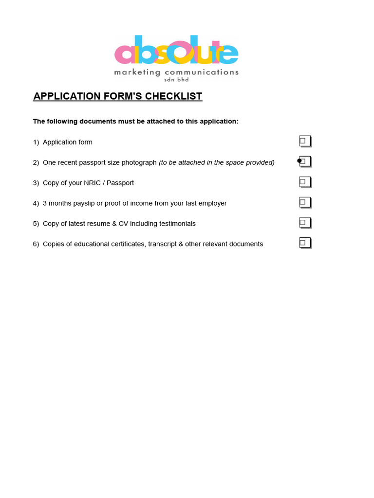 Application Form AMC Siap | PDF