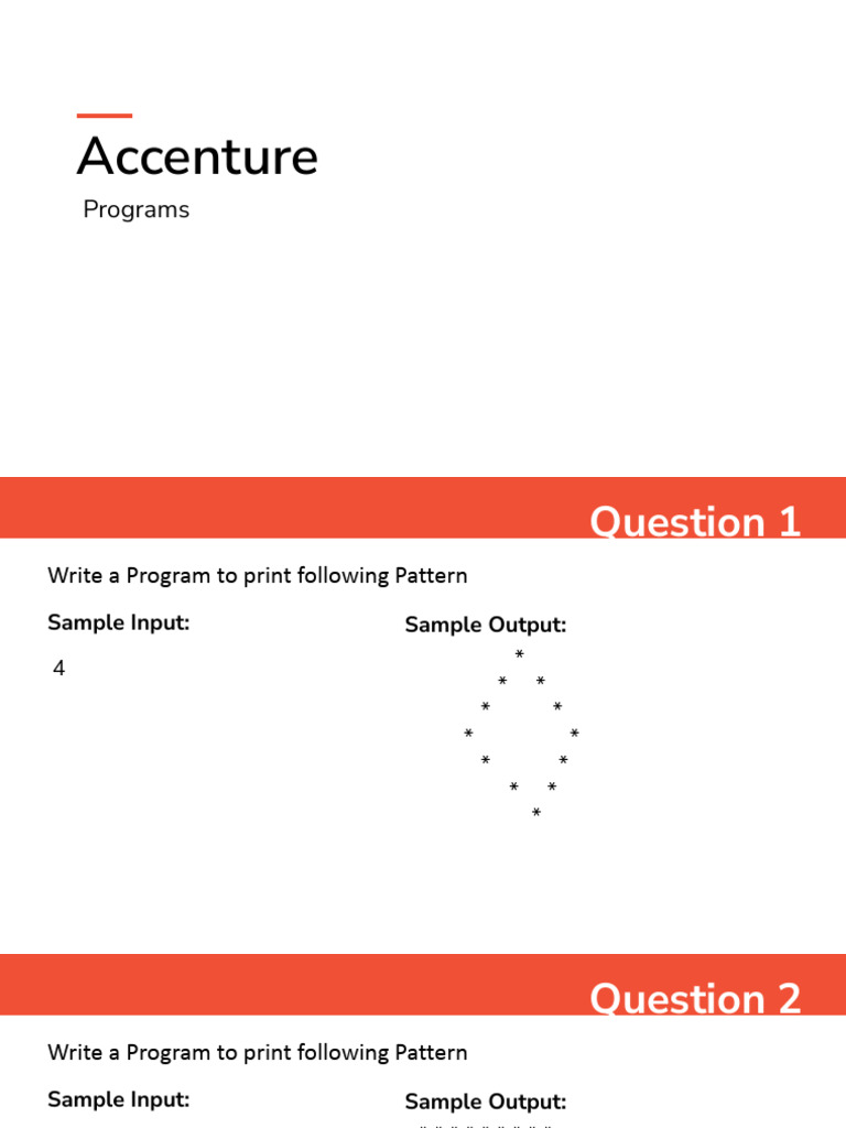 Accenture Pattern 1 | PDF | Algorithms | Applied Mathematics