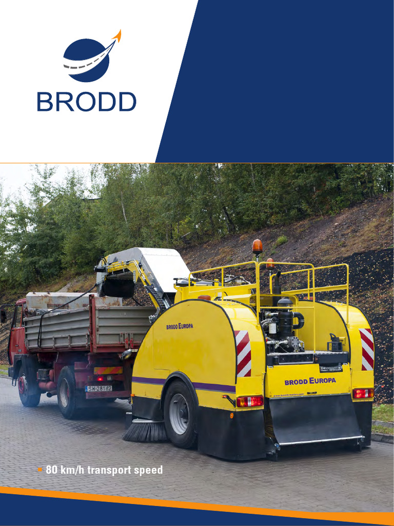 Brodd Sweeper Features and Specs | PDF | Elevator | Pump