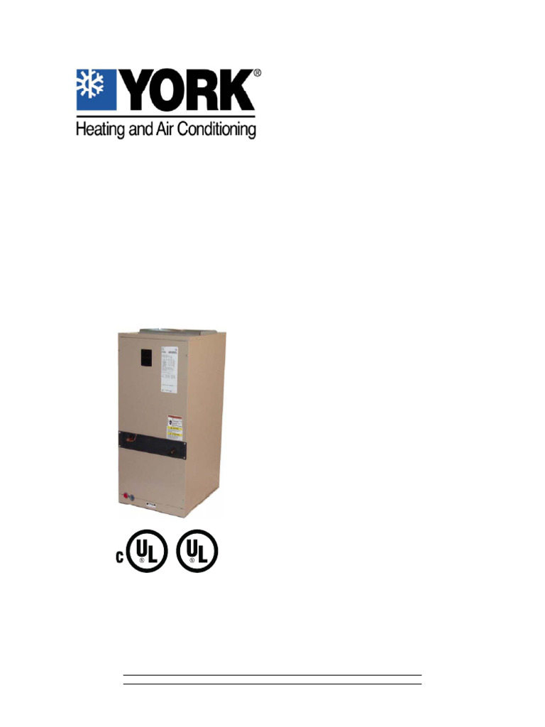 York Heating Air Conditioner Technical Guide | PDF | Engineering ...