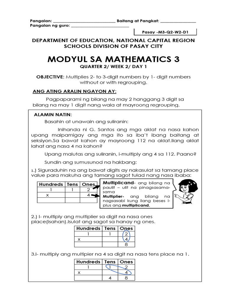 4 Math3 Q2 W2 | PDF