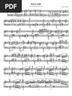 BALLADE 1 Chopin No 1 G Minor | PDF | Classical Music | Rhythm And Meter