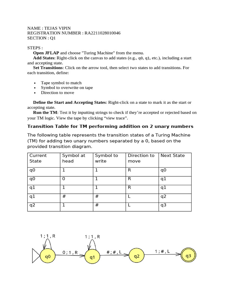 UNIT 3 PDA Using JFLAP | PDF
