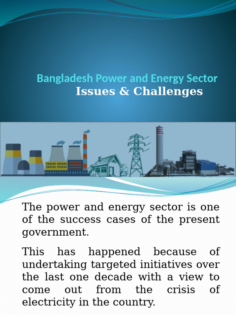 Issues & Challenges in Power & Energy Sector of Bangladesh | PDF ...