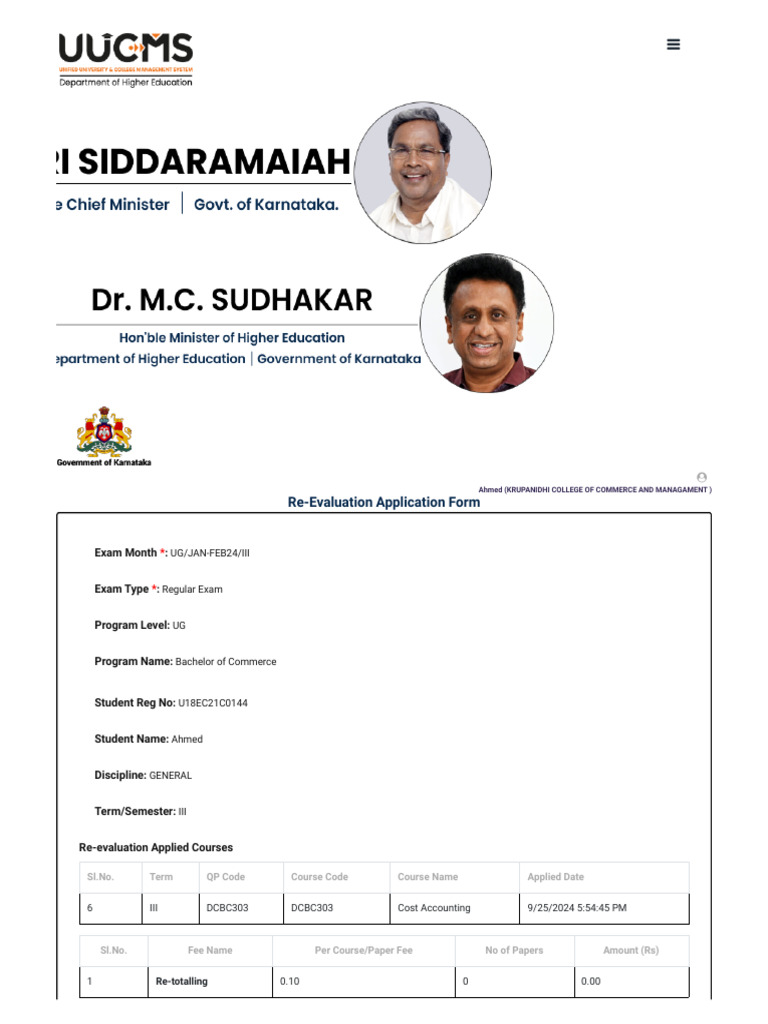 UUCMS - Unified University College Management System | PDF | Financial ...