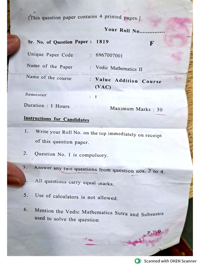 Vedic Mathematics-2 | PDF