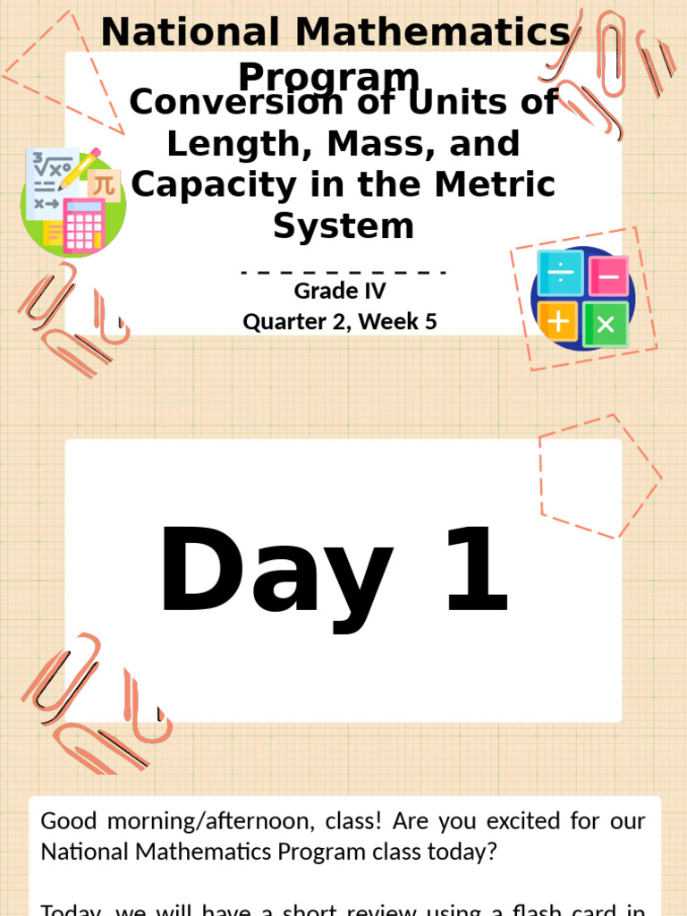 Grade 4 Unit Conversion in Math | PDF | Kilogram | Litre