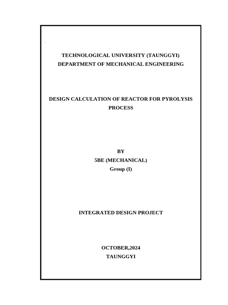 IDP Cover | PDF | Technology & Engineering