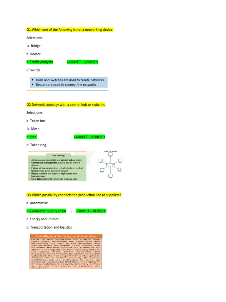 IOT - Q - verified | PDF | Computer Network | Internet Protocol Suite