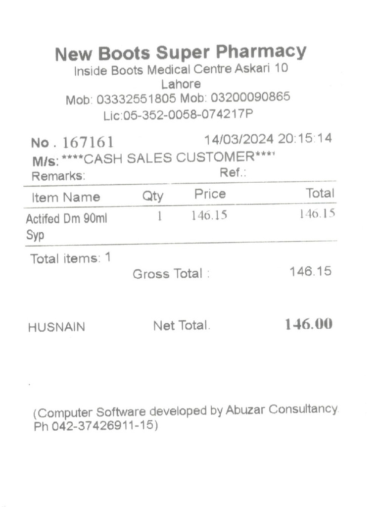 Hassan Alvi - Medical Bills (March 2024) | PDF | Medical Specialties | Clinical Medicine