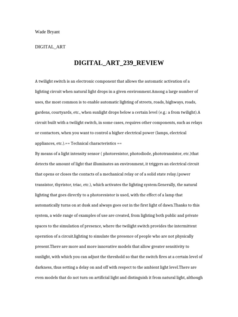 DIGITAL_ART_239_REVIEW | PDF | Electricity | Electrical Components