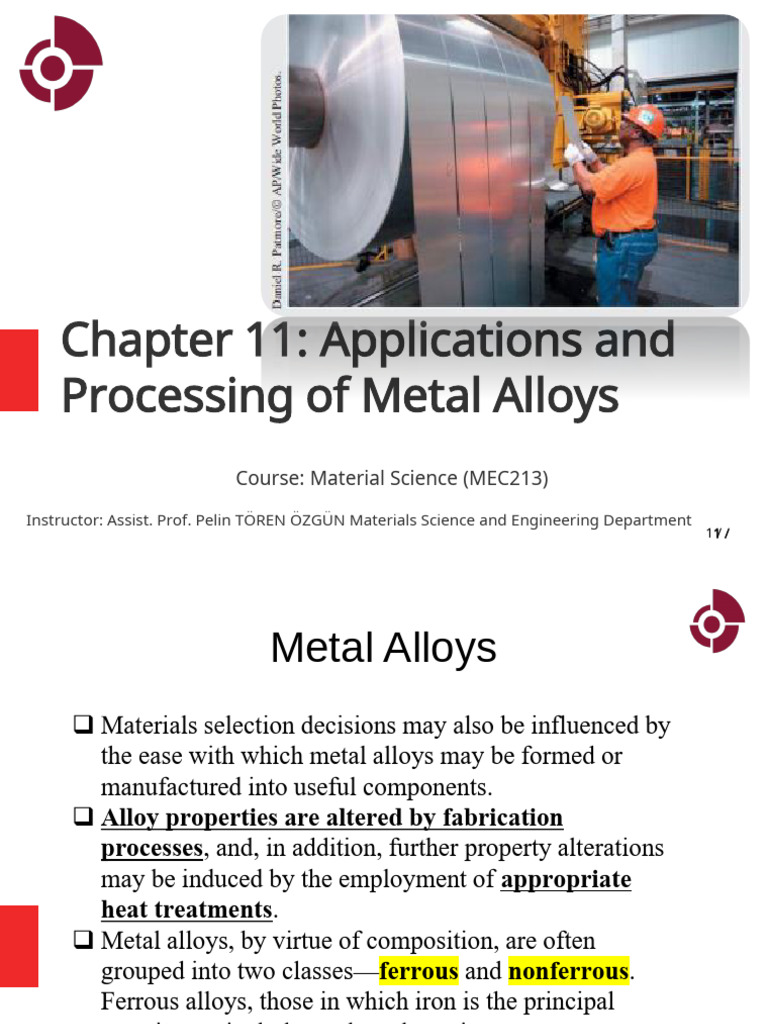 Metal Alloys: Types and Applications | PDF | Heat Treating | Alloy