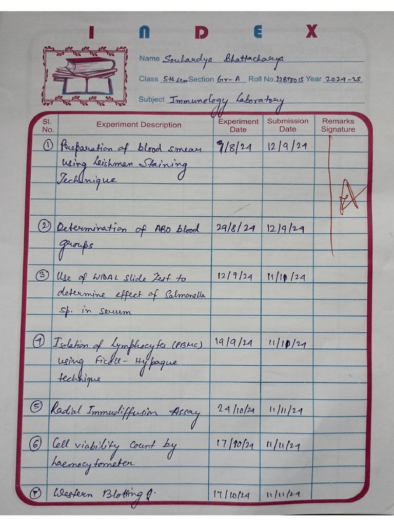 Immunology Lab | PDF