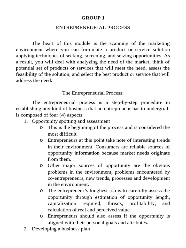 GROUP-1 (4) | PDF | Entrepreneurship | Marketing