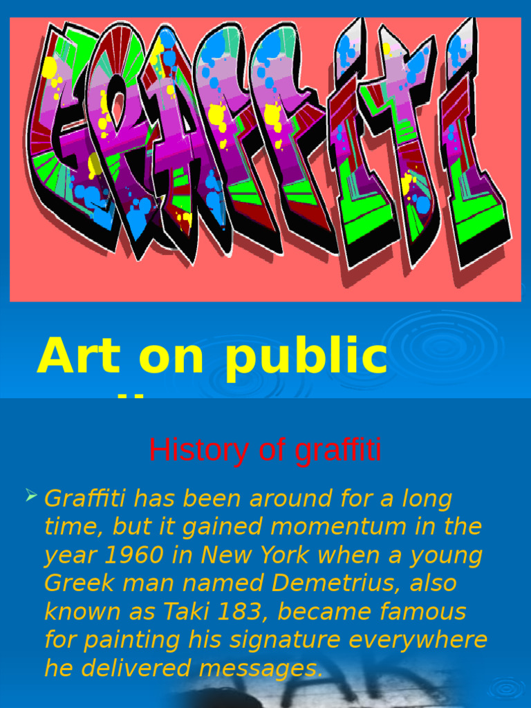 Graffiti Introduction | PDF | Graffiti | Paintings