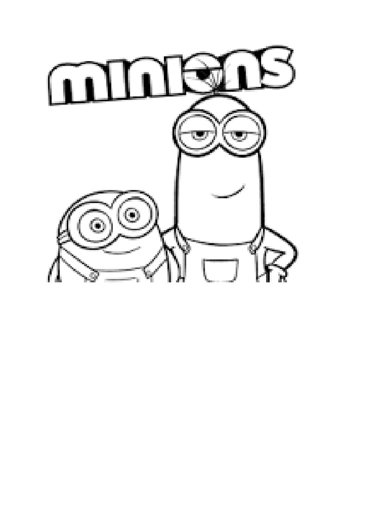 Minnions Coloring | PDF