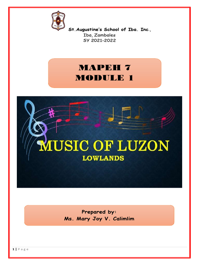 MAPEH MODULE For Grade 7 Students in Music | PDF | Brass Instruments ...