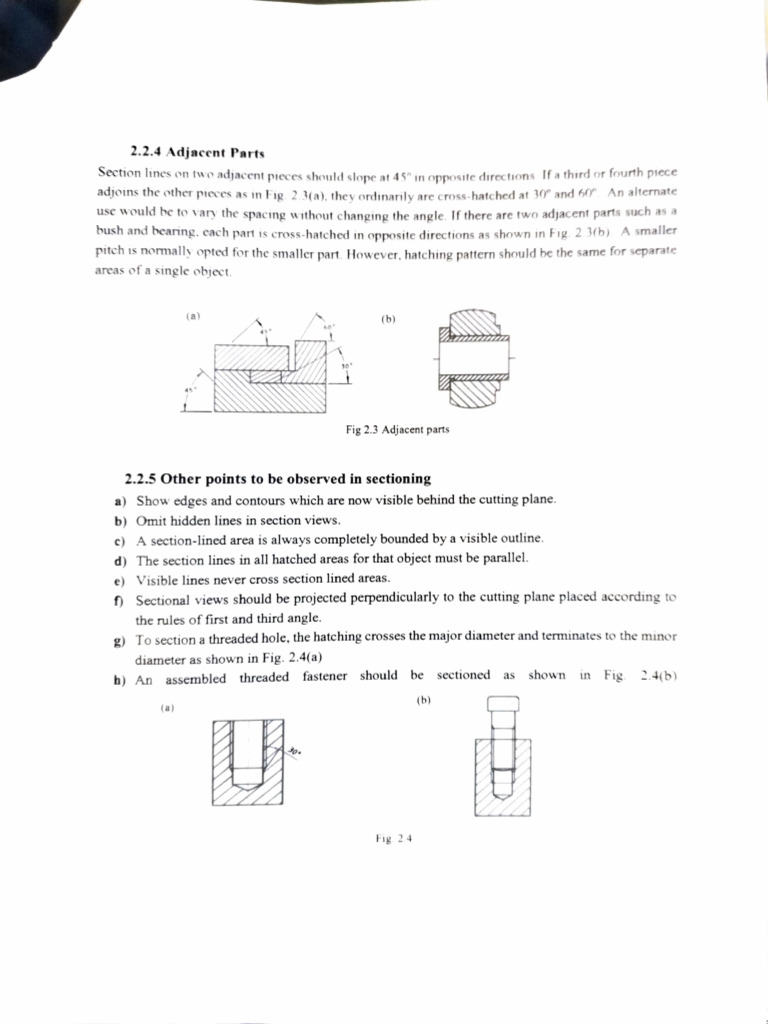 Section Views | PDF | Screw