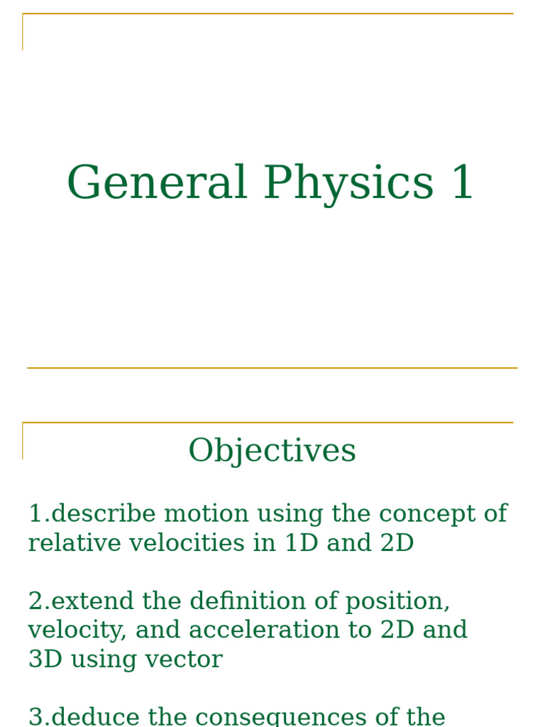 Gen - Phys1 Projectile Motion | PDF | Physical Quantities | Physical Phenomena