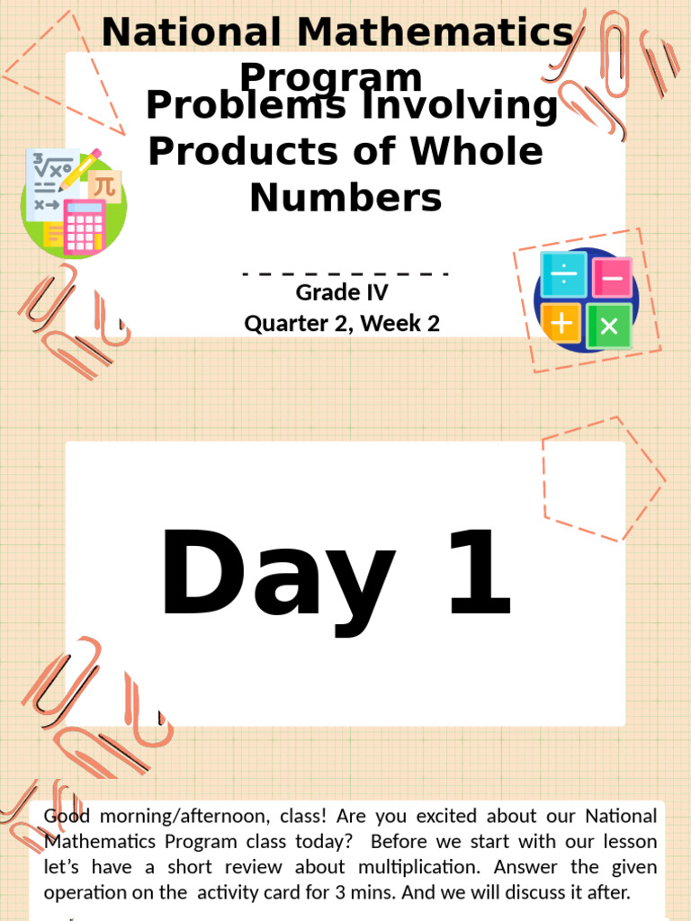 Grade 4 Math: Quarter 2, Week 2 | PDF | Career & Growth | Language Arts ...