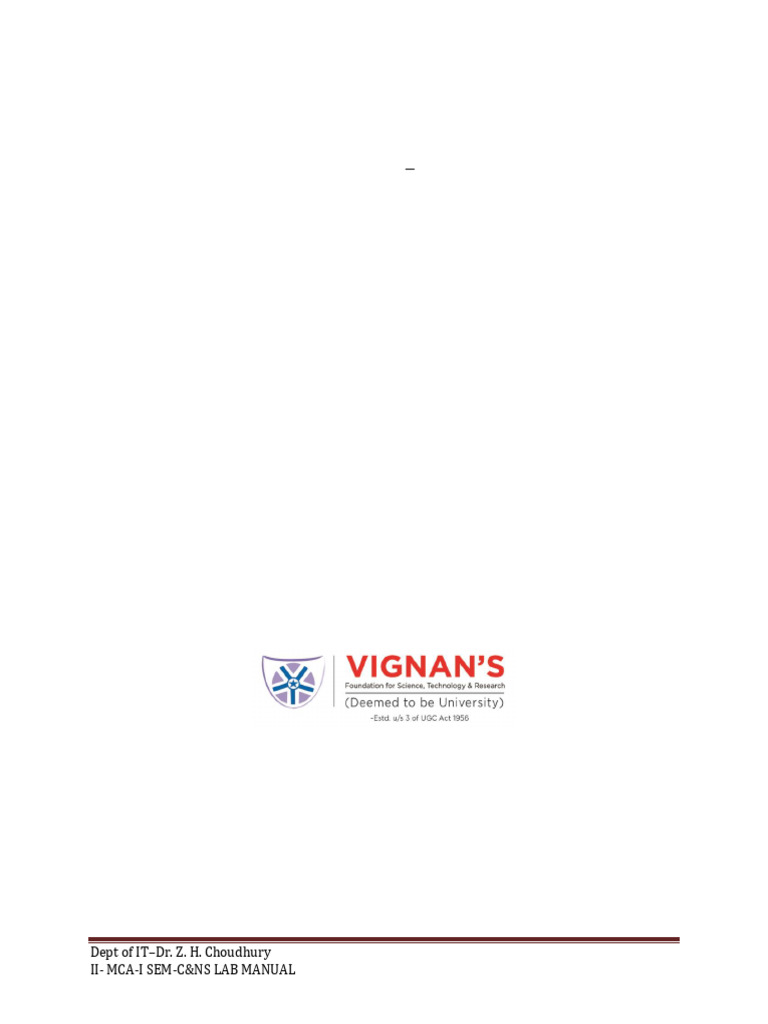 CNS Lab Manual | PDF | Cryptography | Public Key Cryptography