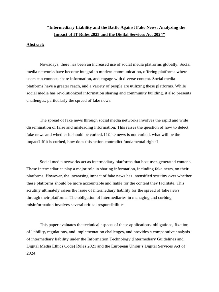 Cyber Law Research Paper 20102024 | PDF | Social Media | Popular ...
