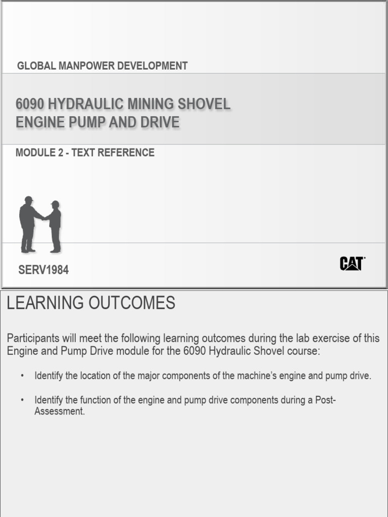 6090HydMiningShvl M02 EngPmpDrive EN SLD | PDF | Pump | Thermostat