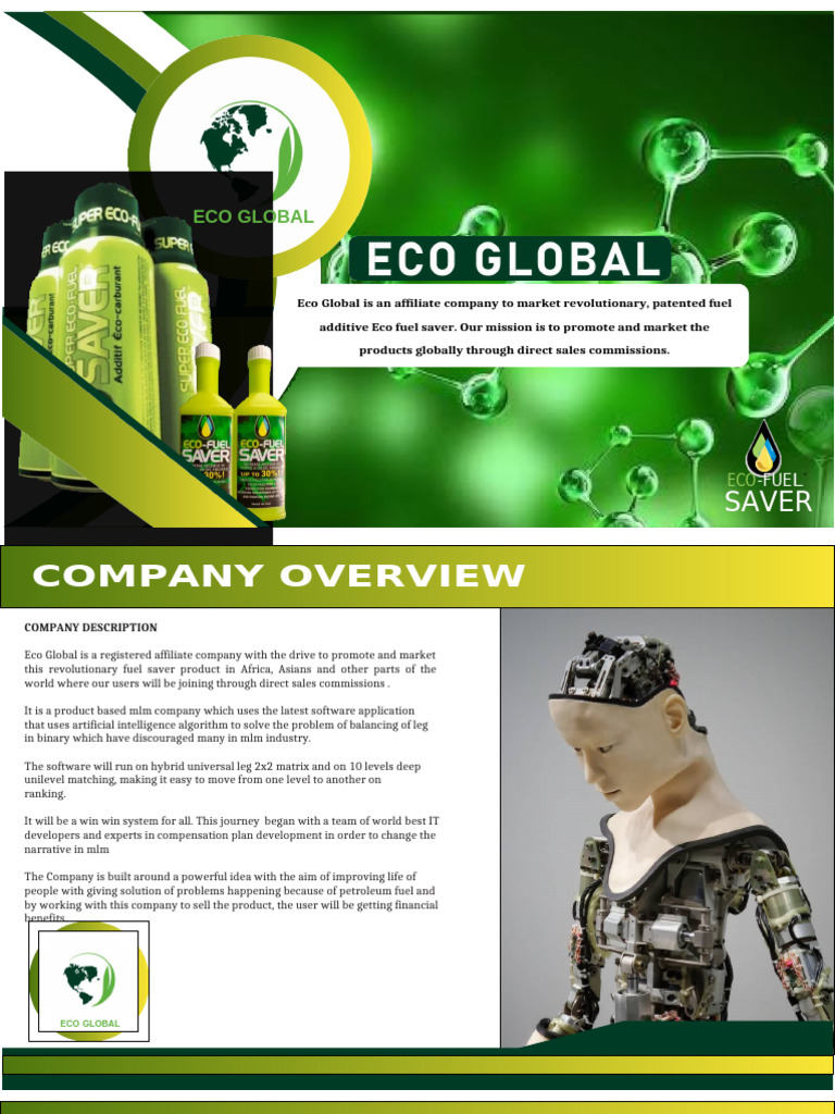 Eco Global Updated Plan | PDF | Engines | Exhaust Gas