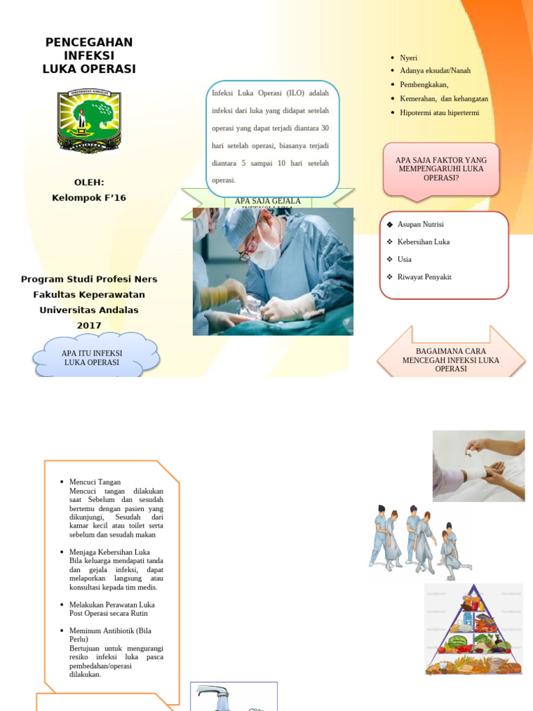 Leaflet Pencegahan Infeksi Luka Operasi | PDF