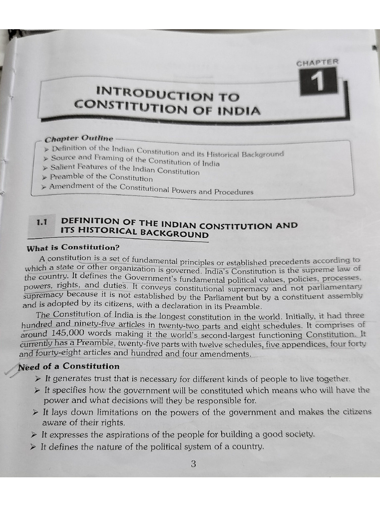 Indian Constitution PDF | PDF