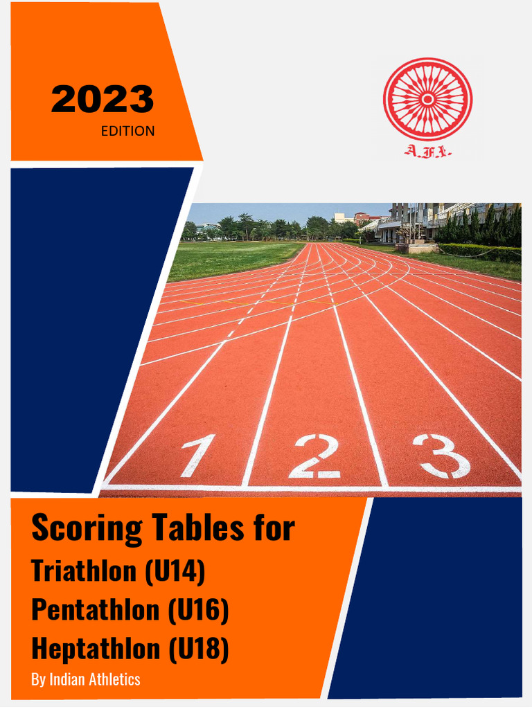 Points Table Combined Events U14 U16 U18 | PDF | Athletics | Athletic ...