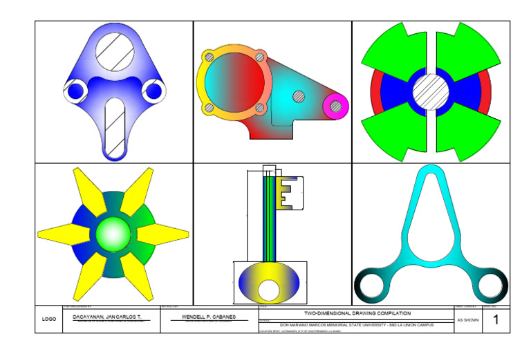 Dacayanan Title Block-Sheet 2 | PDF