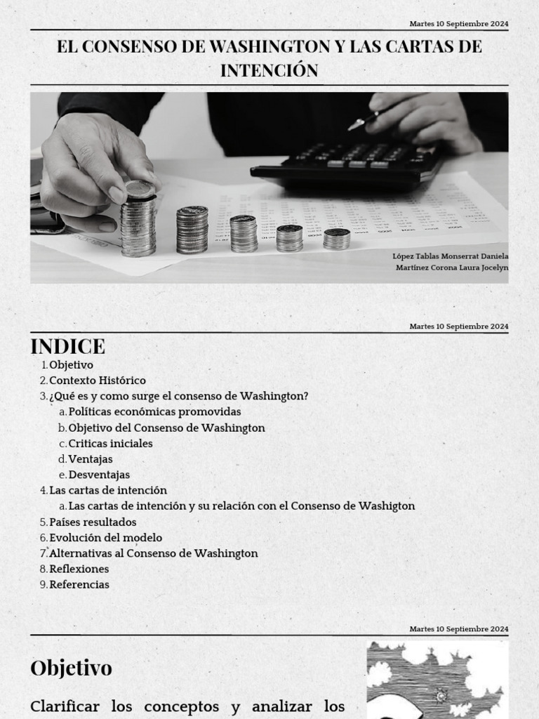 Análisis del Consenso de Washington | PDF | Consenso de Washington ...