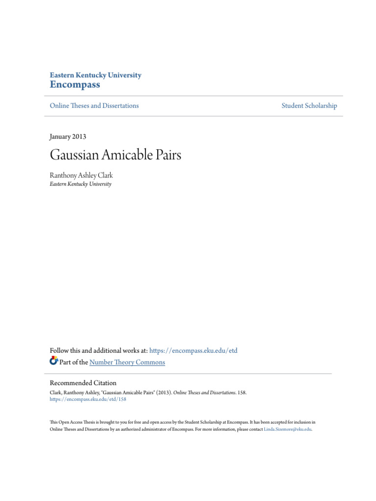 Gaussian Amicable Pairs 240102 060318 | PDF | Factorization | Prime Number