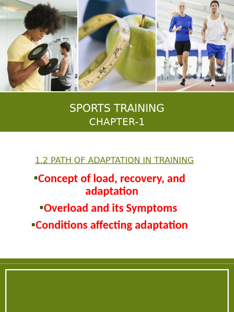 Sports Training: Chapter-1 | PDF | Adaptation | Perspiration