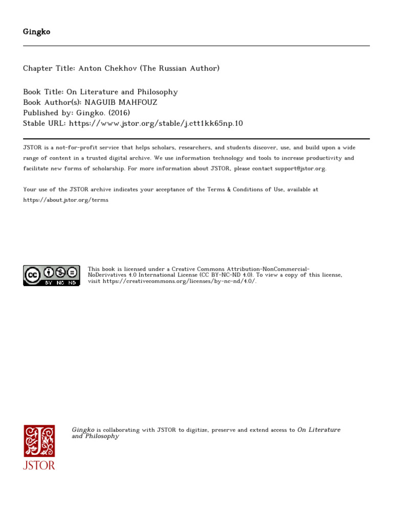 Anton Chekhov: Life and Legacy | PDF | Anton Chekhov