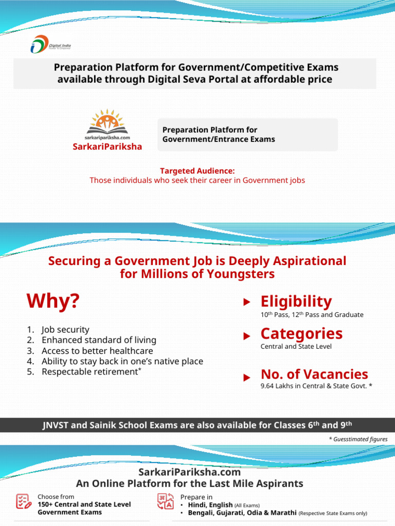 CSC Sarkari Pariksha Process (English) | PDF | Government Of India